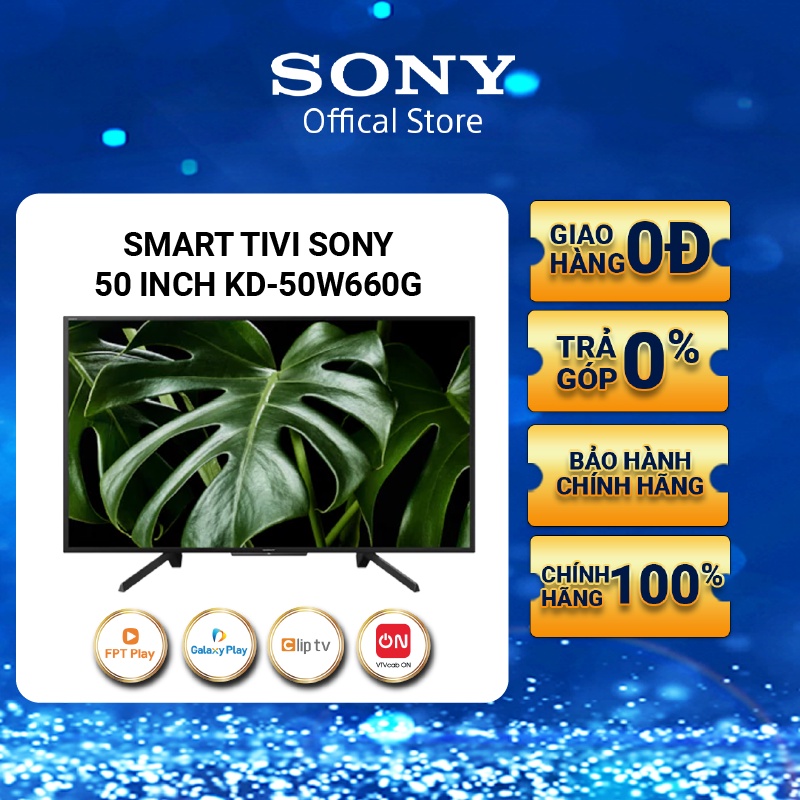 Smart Tivi Sony 50 inch KDL-50W660G - Miễn Phí Lắp Đặt | Shopee Việt Nam