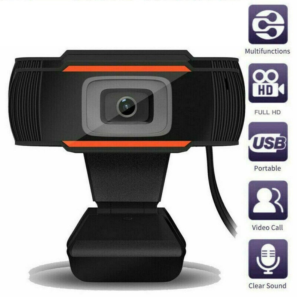 Webcam Full HD 1080P Mini Có Micro Cổng Cắm USB Dùng Cho Máy Tính PC ...
