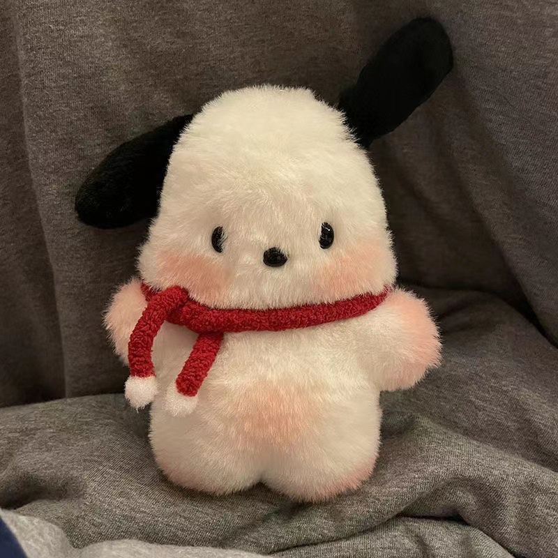 Móc khoá gấu bông chó Pochacco dễ thương 11cm NEOCI | Shopee Việt Nam