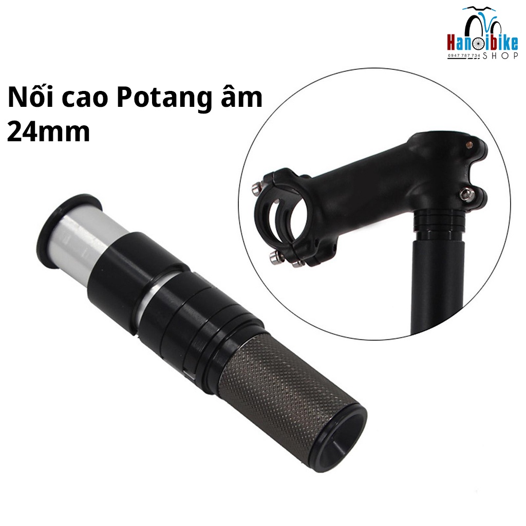 Nối cao Potang xe đạp âm 24mm sử dụng với ống phuộc 28,6mm | Shopee ...