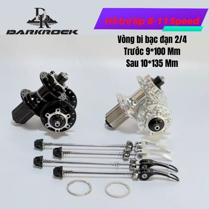 Hub Xe Đạp DARKROCK M7 Phanh Đĩa Chất Liệu Nhôm Siêu Nhẹ 32 Lỗ 6 Vòng ...