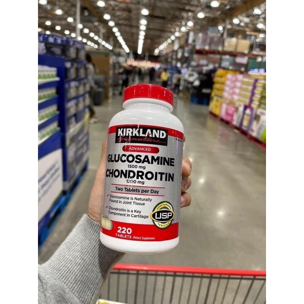 [ Bill Costco Mỹ] Bổ khớp Glucôsamine Chondroitin 220 viên | Shopee ...