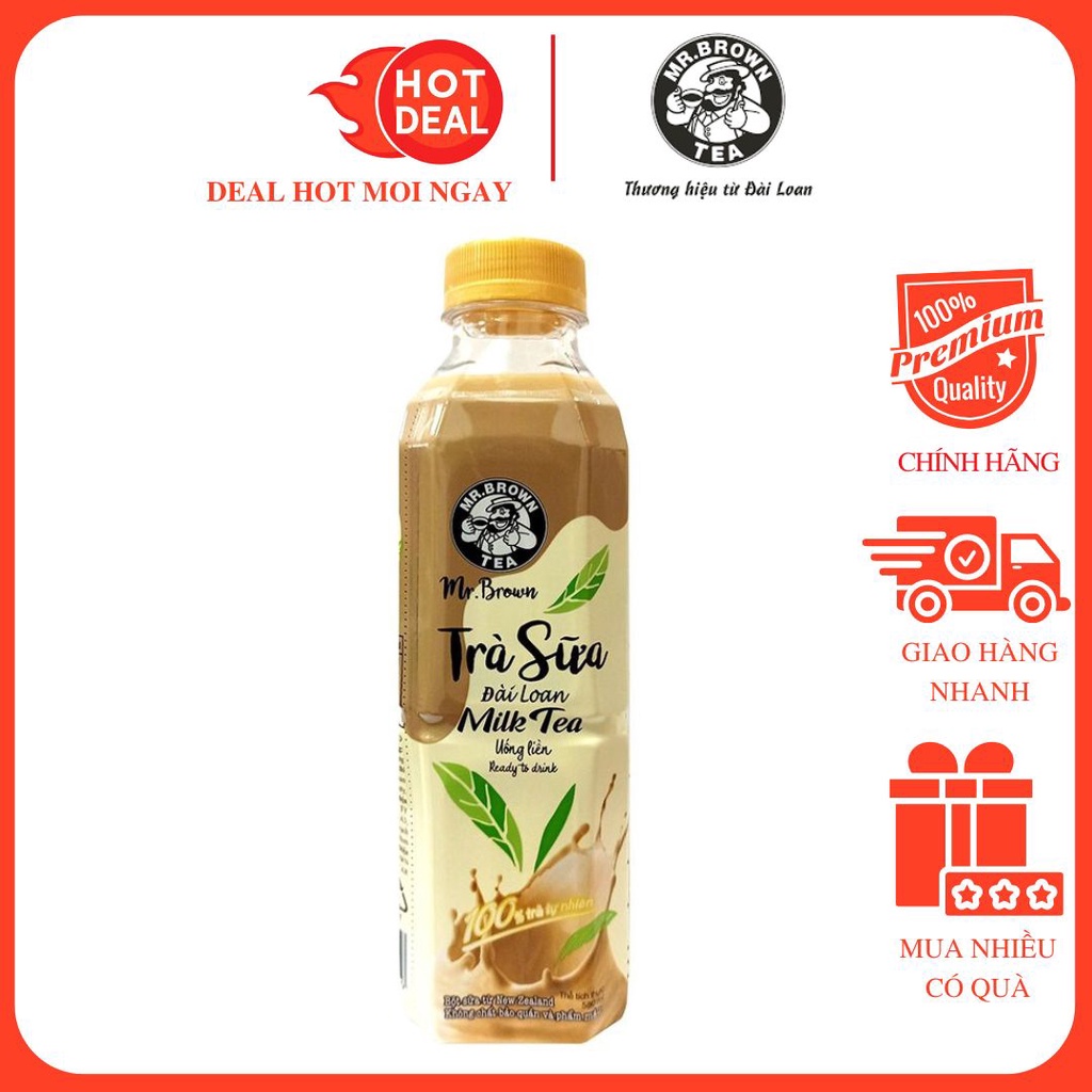 Trà Sữa Mr.Brown Hương Vị Trà Sữa Đài Loan Chai 580ml Chính Hãng | Shopee Việt Nam