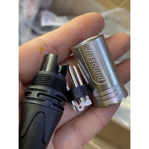 jack canon Jiasound chính hãng chân mạ bạc | Shopee Việt Nam