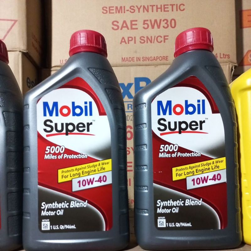 DẦU NHỚT MOBIL SUPER 5000 10W40 (MỸ) | Shopee Việt Nam