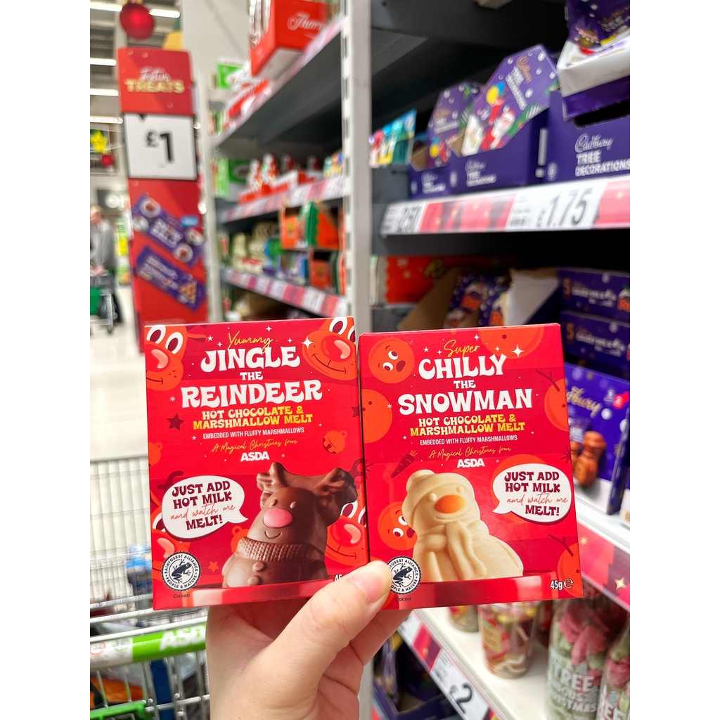 Thanh Christmas Hot chocolate & marshmallow melt ASDA | Shopee Việt Nam
