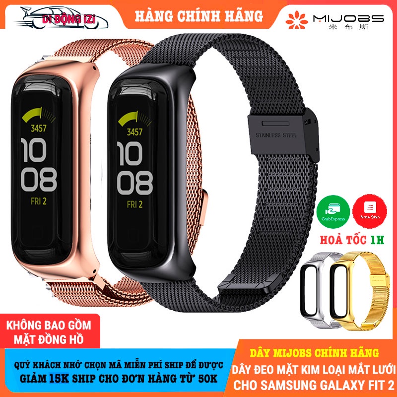 Dây Đeo Kim Loại Mắt Lưới Cho Samsung Galaxy Fit 2/3 - Mijobs Chính Hãng - Chất Lượng Tiêu Chuẩn ...