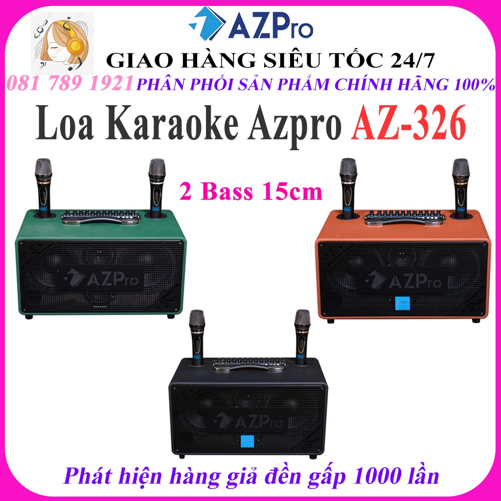 Loa karaoke Azpro AZ-326 / AZ326 - Hàng chính hãng - Fullbox | Shopee ...
