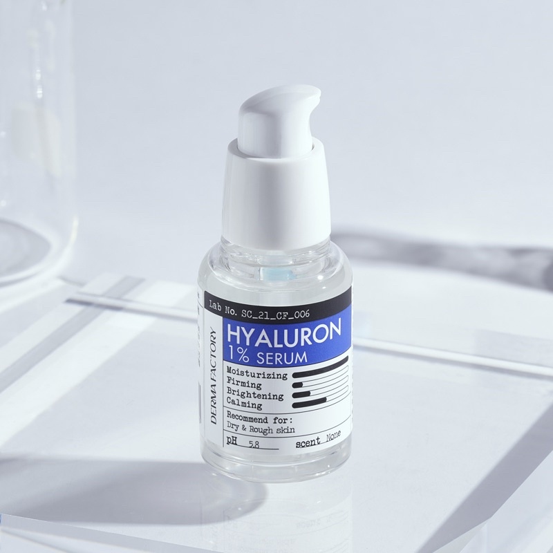 Tinh chất dưỡng ẩm Hyaluron 1% Serum 30ml - Derma Factory (Hãng không ...
