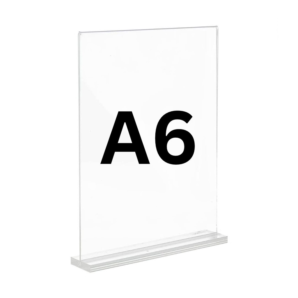 Menu Mica Standee Tentcard Quét QR Quảng Cáo Để Bàn A4 A5 A6 - Đế Trong ...
