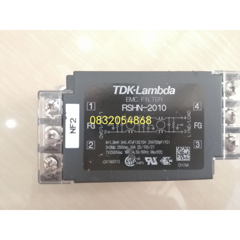 RSHN-2010 Bộ lọc nhiễu TDK-LAMBDA RSHN-2010 (Hàng tháo máy đã sử dụng, chất lượng tốt, gần như ...