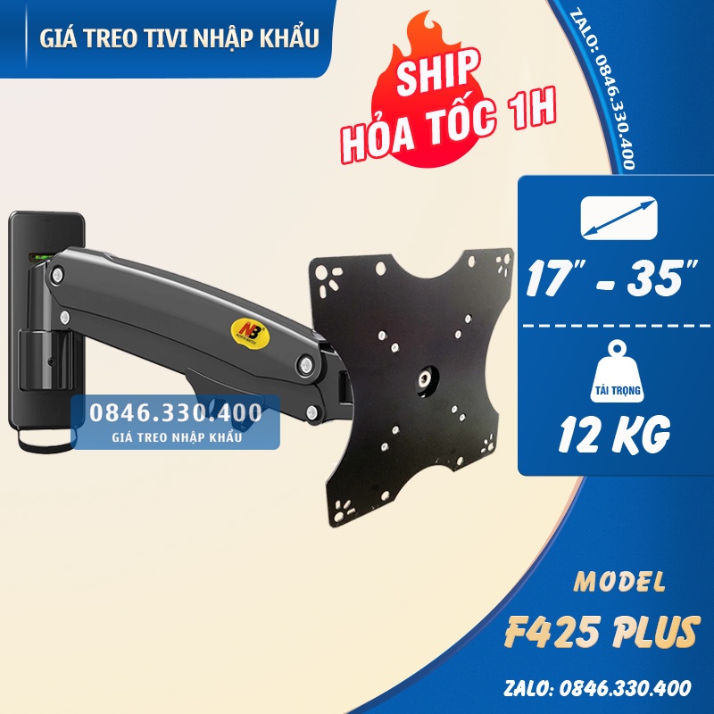 NB F425 & F425 Plus / Giá Treo Màn hình TIVI gắn tường/ Arm màn hình ...