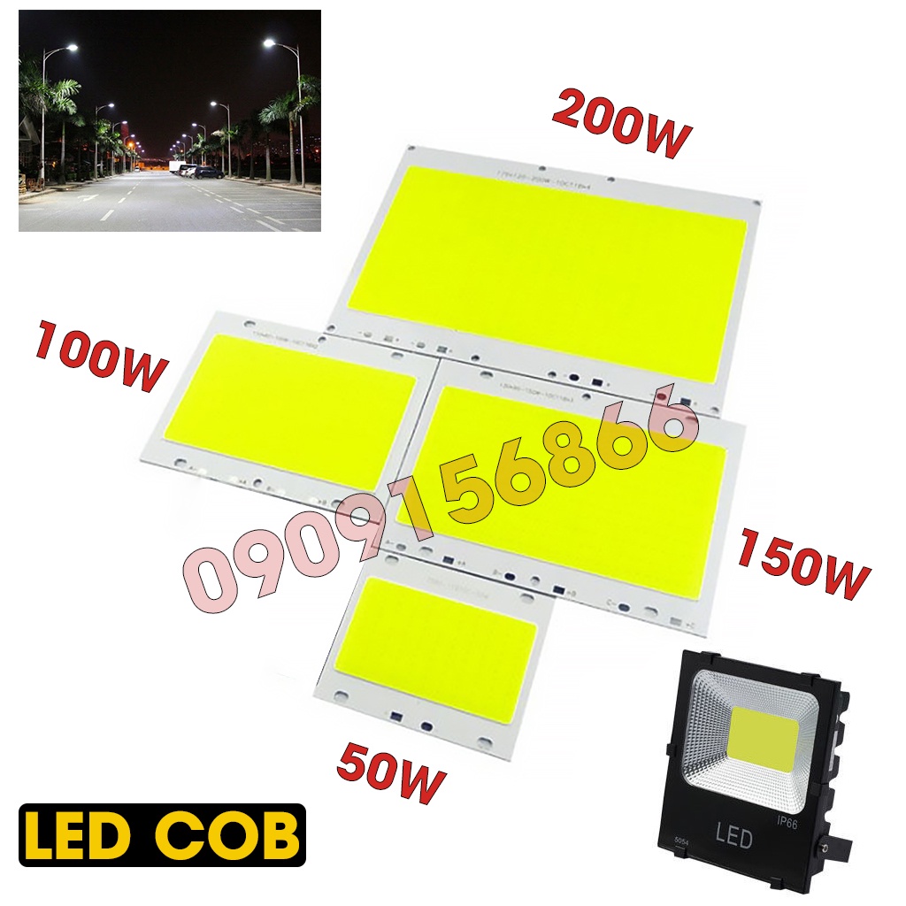 Mắt led pha cob 50w 100w 150w 200w / Điện Áp 150V | Shopee Việt Nam