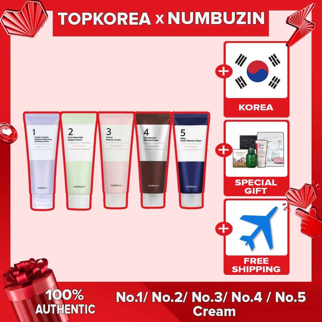 // Numbuzin Cream // Kem dưỡng Numbuzin Số 1, Số 2, Số 3, Số 4, Số 5 ...
