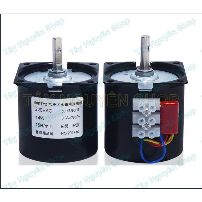 Động cơ giảm tốc 220v 14W 5 Vòng trên Phút - Động cơ giảm tốc 220v -5RPM | Shopee Việt Nam