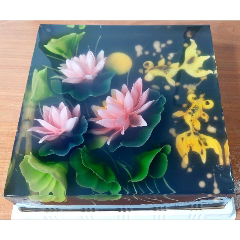 Bánh Rau Câu 3D Hình Vuông Bánh Sinh Nhật 22cm | Shopee Việt Nam
