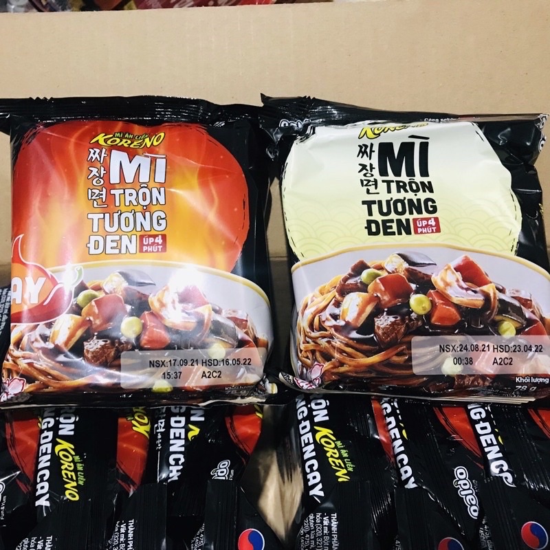 Mì Tương Đen Koreno Úp 4 Phút Gói 78g | Shopee Việt Nam