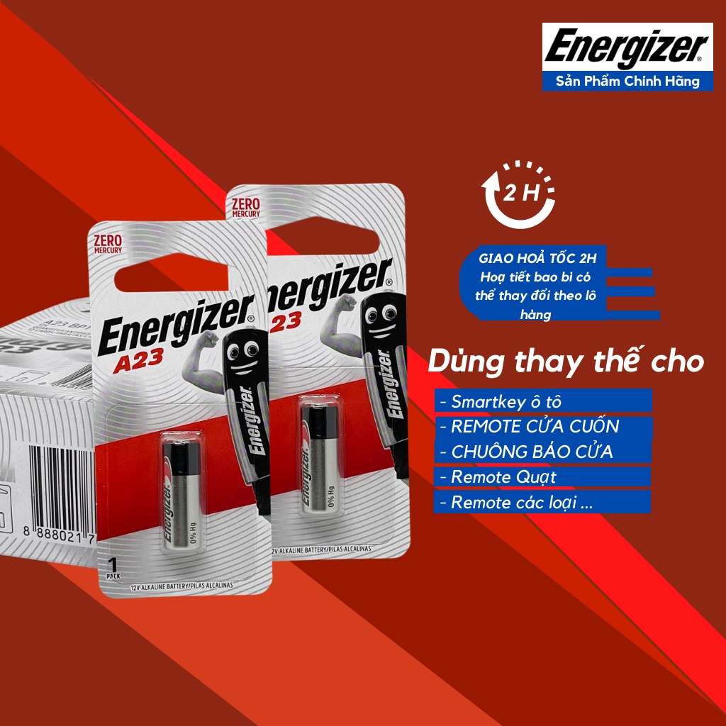 💥FREESHIP💥 2 Pin A23 Energizer 12V Chính Hãng | Shopee Việt Nam