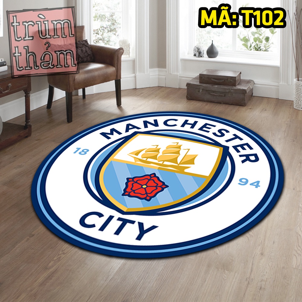 Thảm Trang Trí clb manchester city Man city Decor Góc Học Tập Làm Việc ...