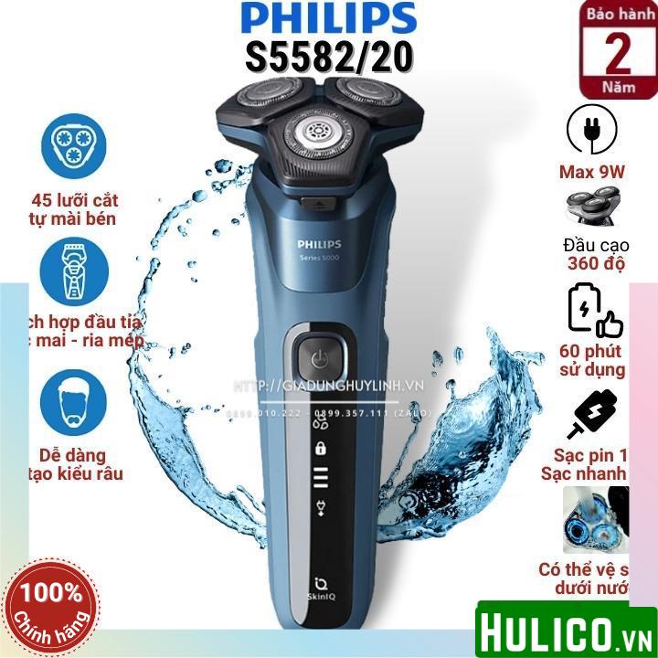 Máy cạo râu khô và ướt Philips S5582/20 [Thay thế S5070 - S5083] - Hàng ...