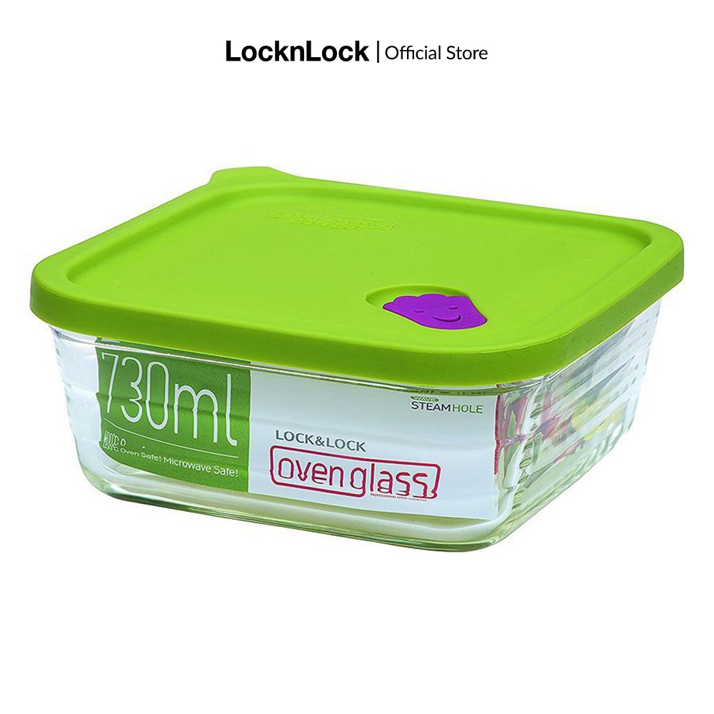 Hộp thủy tinh chịu nhiệt Lock&Lock Wave Steam Hole 730ml - LLG165 ...
