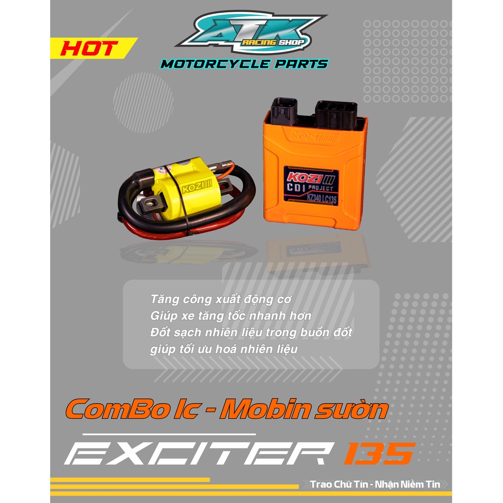 Combo ic mobin KOZI dành cho xe Ex 135 ( LC135) hàng chính hãng KOZI ...