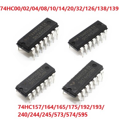 IC Số Các Loại 74HC00, 02, 04, 08, 10, 14, 20, 32, 126, 138, 139, 157, 164, 165, 175, 192, 193 ...