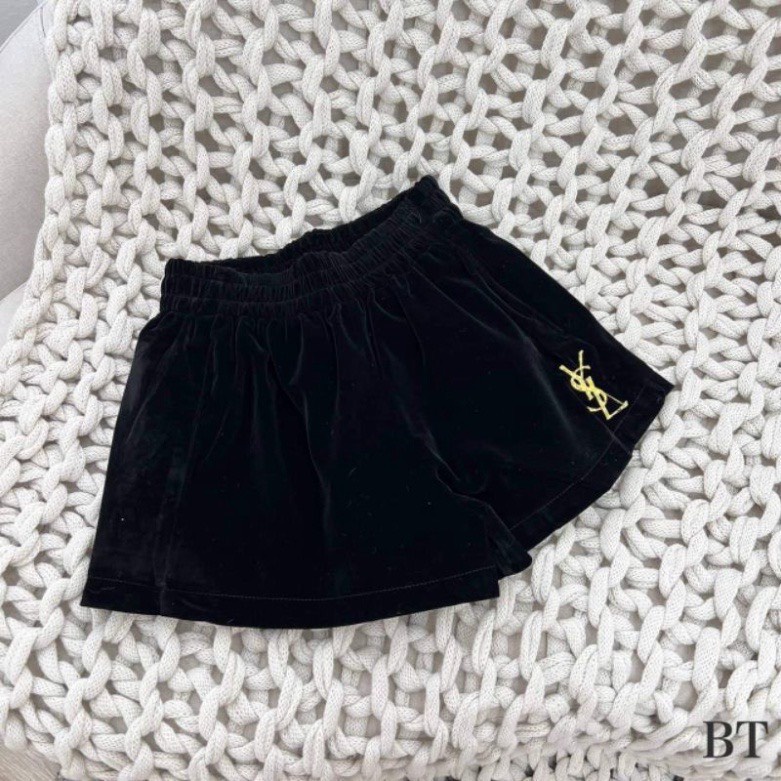 quần short nhung nữ cạp chun co giãn đính khuy sang chảnh thời trang cá ...