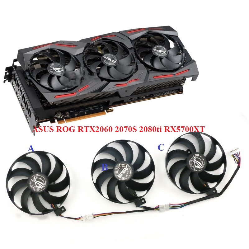 Quạt ASUS ROG RTX2060 2070S 2080ti RX5700XT | Shopee Việt Nam