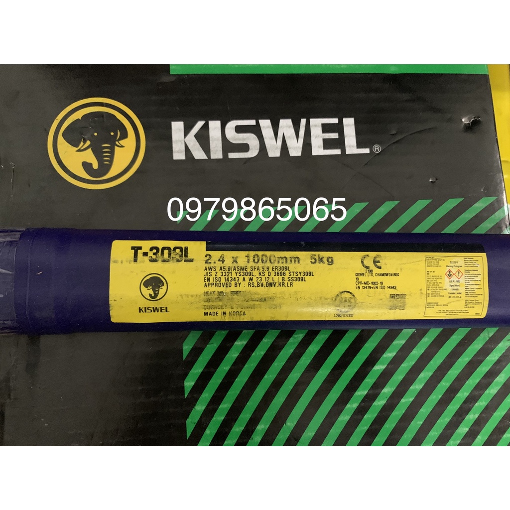 Que hàn tig inox 309 309L Kiswel nhập khẩu 5kg | Shopee Việt Nam
