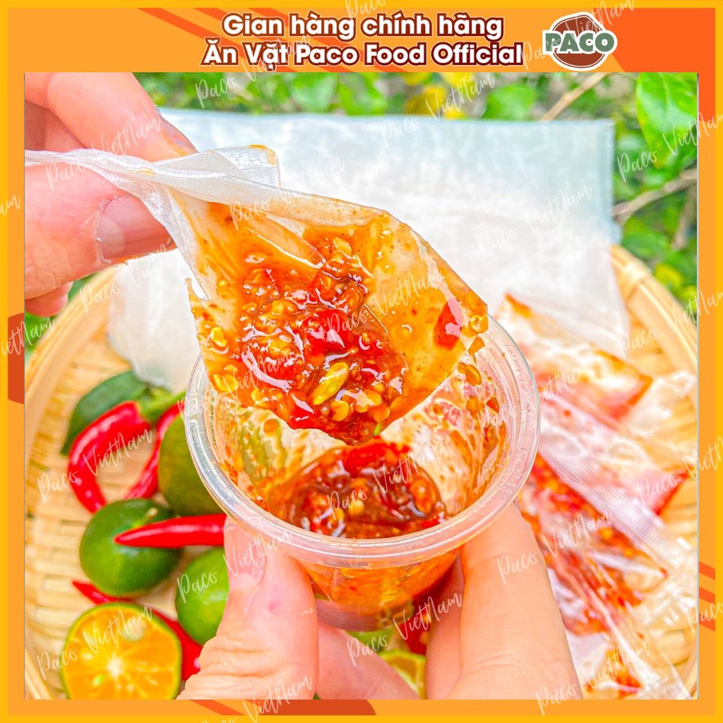 SET 5 GÓI/10 GÓI /20 GÓI BÁNH TRÁNG ỚT SATE RIM MẬT ONG KÈM TẮC NGON ...