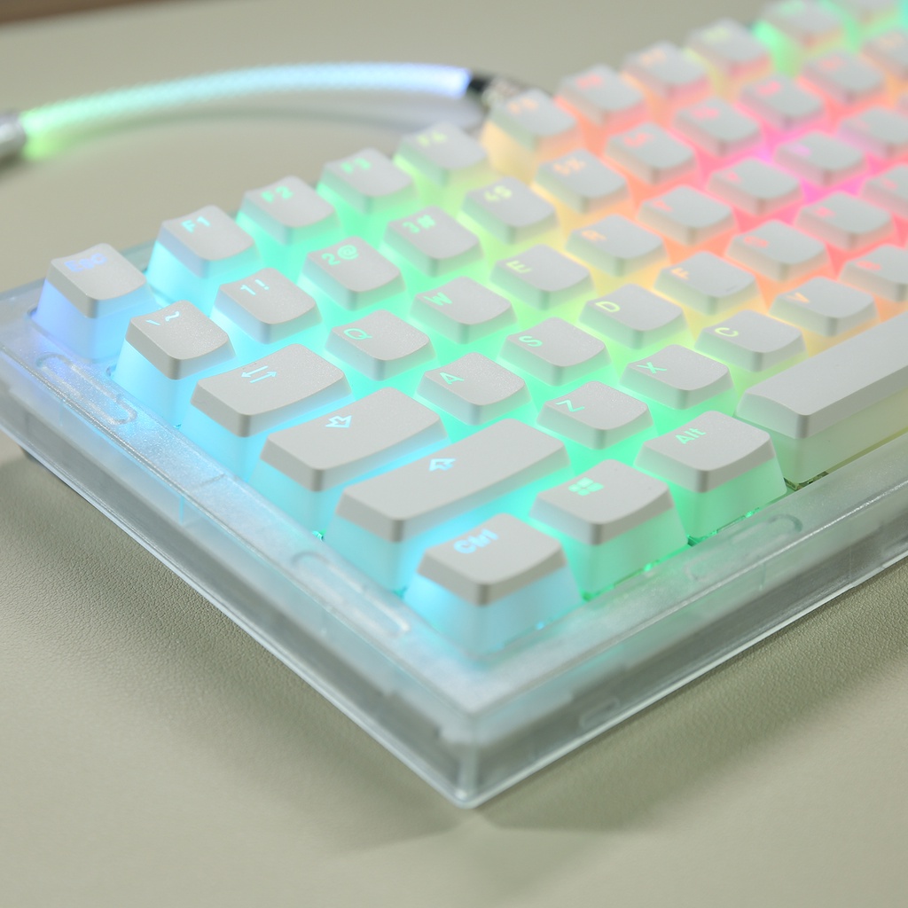 Yunzii Pudding 117-Key OEM Profile Double Shot Custom Keycap Set cho ...