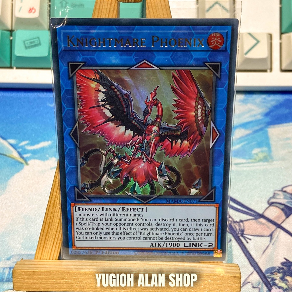 [ Bài Yugioh Chính Hãng ] Knightmare Phoenix - MAMA-EN071 - Ultra Rare ...