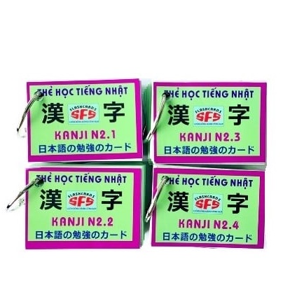 Thẻ Học Tiếng Nhật Kanji N2 - Flashcard Kanji N2 | Shopee Việt Nam