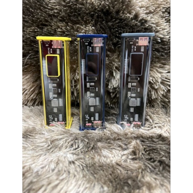 Box sạc dự phòng 8cell pin 18650 trong suốt , Sạc siêu nhanh 22.5W ...