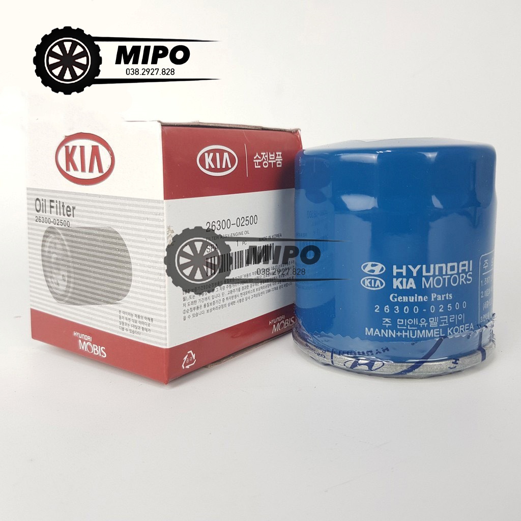 Lọc nhớt, lọc dầu động cơ Kia Morning, Picanto, Accent (Kappa 1.4 ...