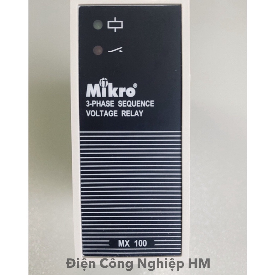 Rơ le bảo vệ điện áp Mikro MX100 - Hàng Chính Hãng, Giám sát chống mất ...