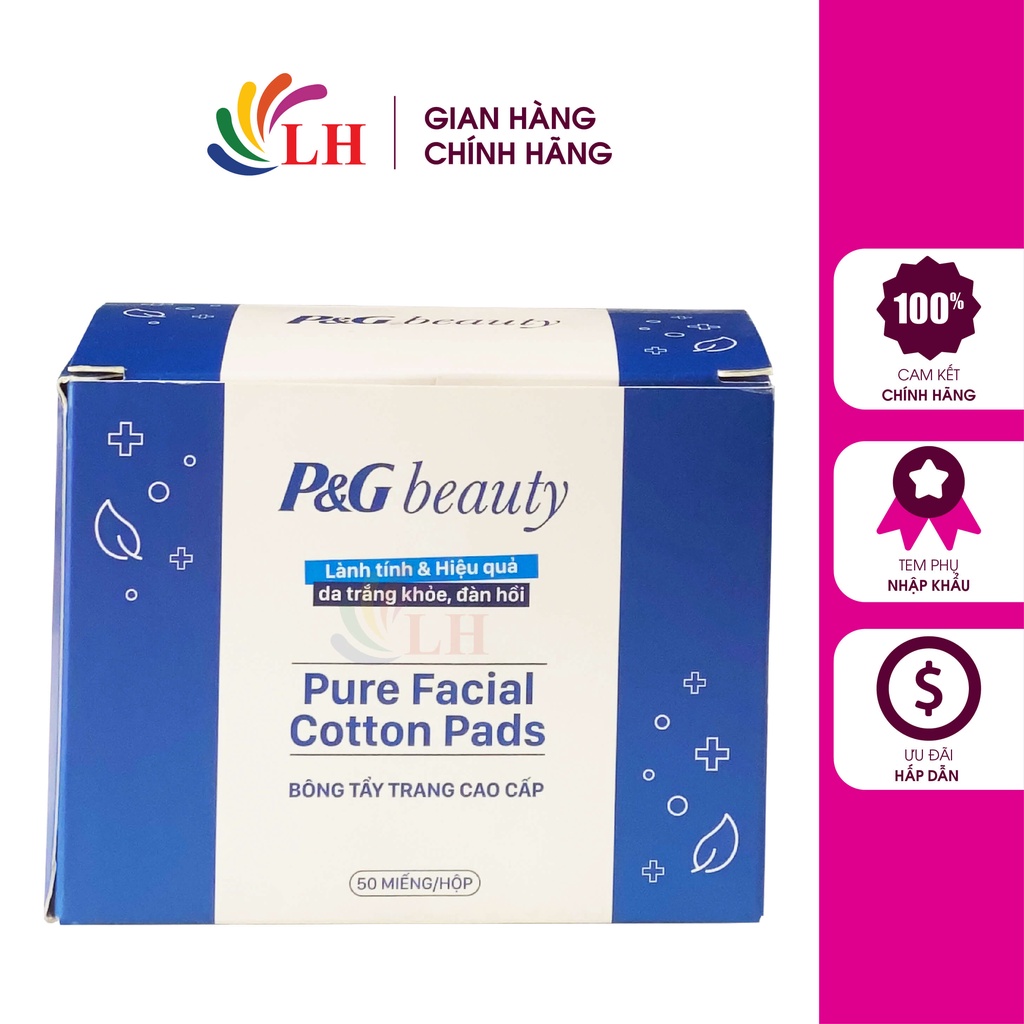 [HB GIFT] Bông tẩy trang P&G Beauty làm sạch sâu, loại bỏ bụi bẩn (50 ...