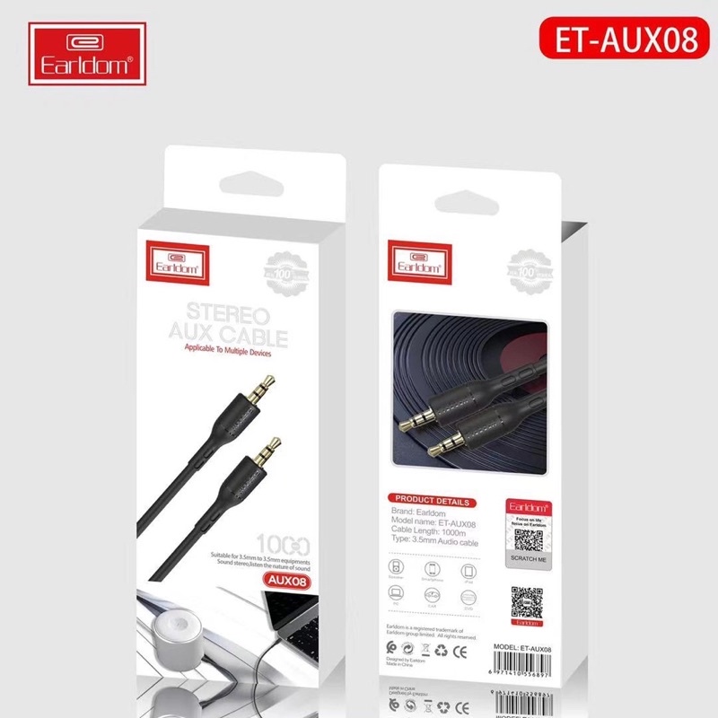 Dây Ra Loa 2 Đầu 3.5 Earldom AUX – 08 | Shopee Việt Nam