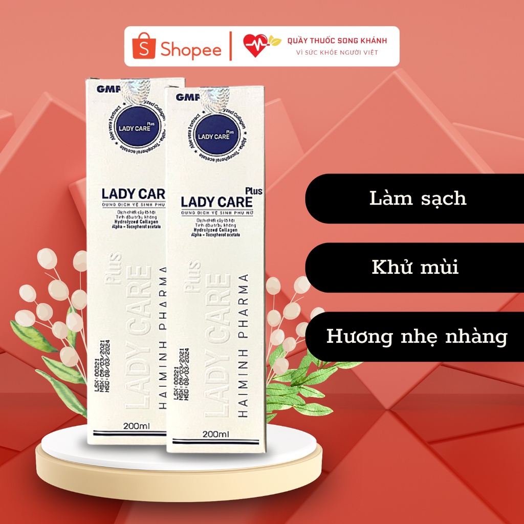 Dung dịch vệ sinh Lady care plus | Shopee Việt Nam