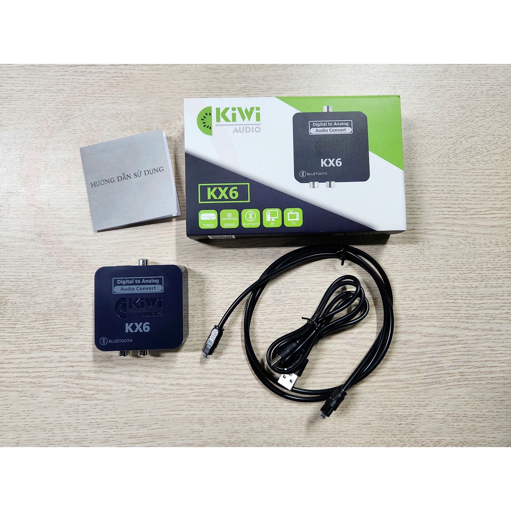Bộ chuyển đổi âm thanh Digital sang Analog Kiwi KX6 | Shopee Việt Nam