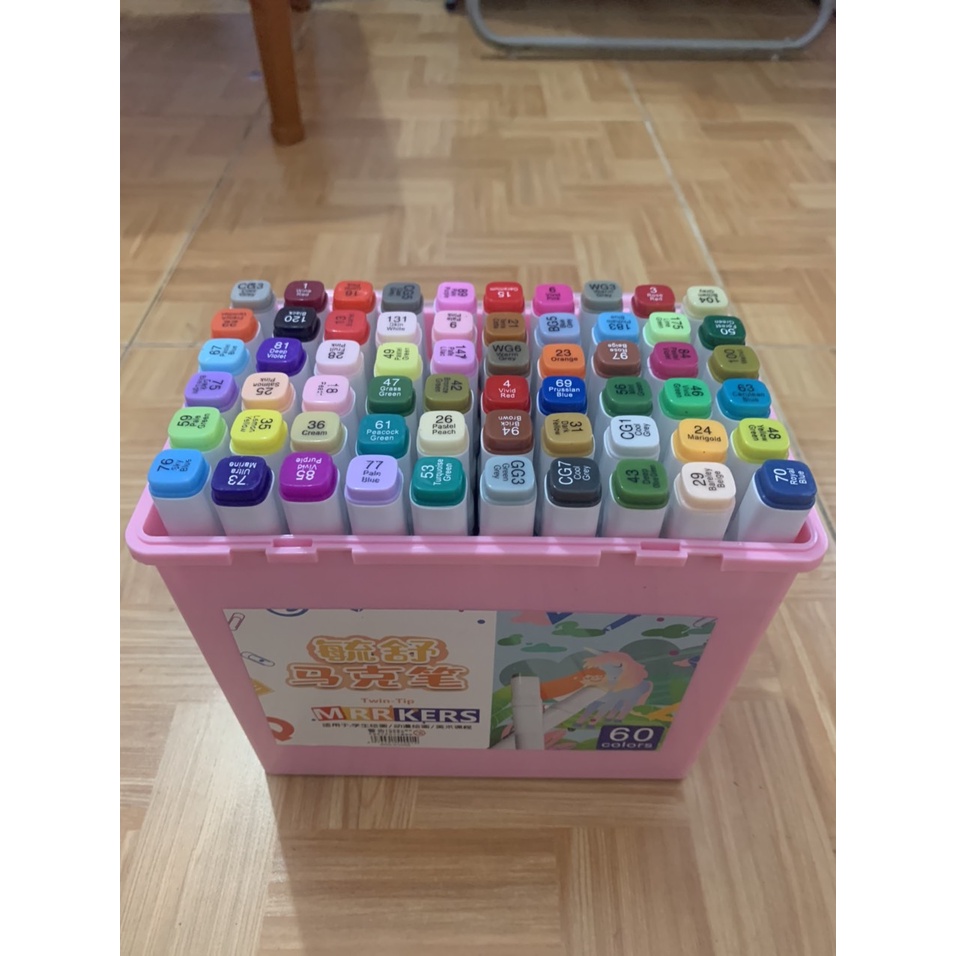 Hộp Bút Màu Marker Touch Hai Đầu Chuyên Nghiệp Họa Cụ Tô Màu Vẽ Tranh ...