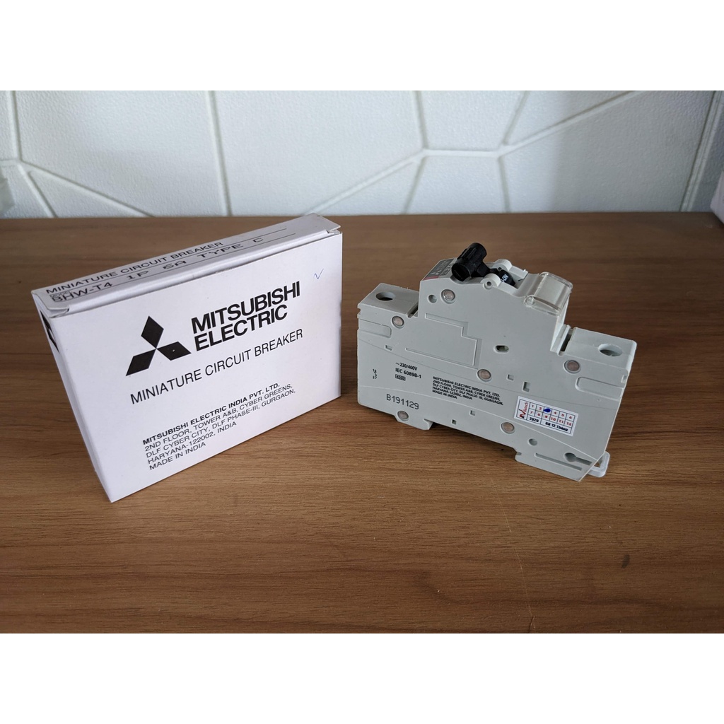 CP Tép 1P 6A, Cầu dao tự động (MCB) Mitsubishi 6A – BHW-T4 1P C6 4.5kA | Shopee Việt Nam