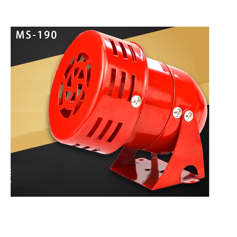 Còi Báo Động / Còi hú màu đỏ MS 190 AC 220V / 24V | Shopee Việt Nam