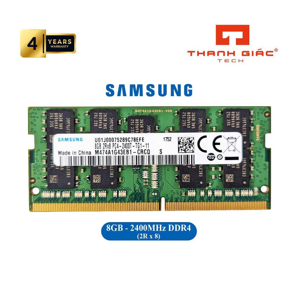 RAM Laptop DDR4 Samsung 4GB/8GB/16GB bus 2400 - Bảo Hành 3 Năm | Shopee ...