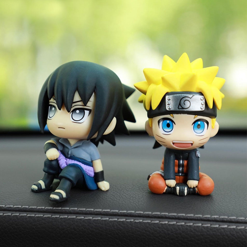 Mô hình Naruto chibi Naruto Kakashi Sasuke Itachi cao 9cm siêu dễ ...