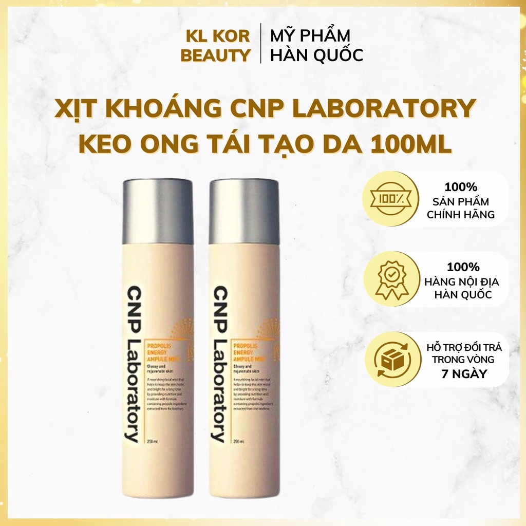Xịt Khoáng CNP Laboratory Tinh Chất Keo Ong Tái Tạo Da 100ml Propolis ...