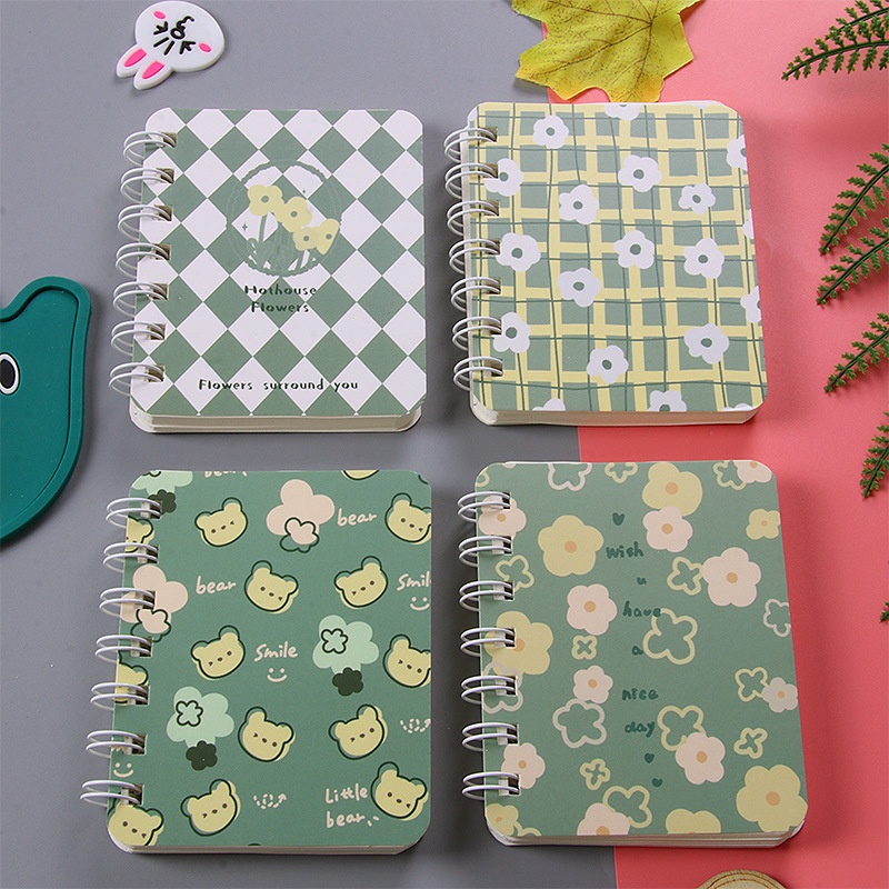Sổ Tay Ghi Chép Mini Dễ Thương Lò Xo Tiện Lợi Nhỏ Xinh, Sổ Note Mini ...