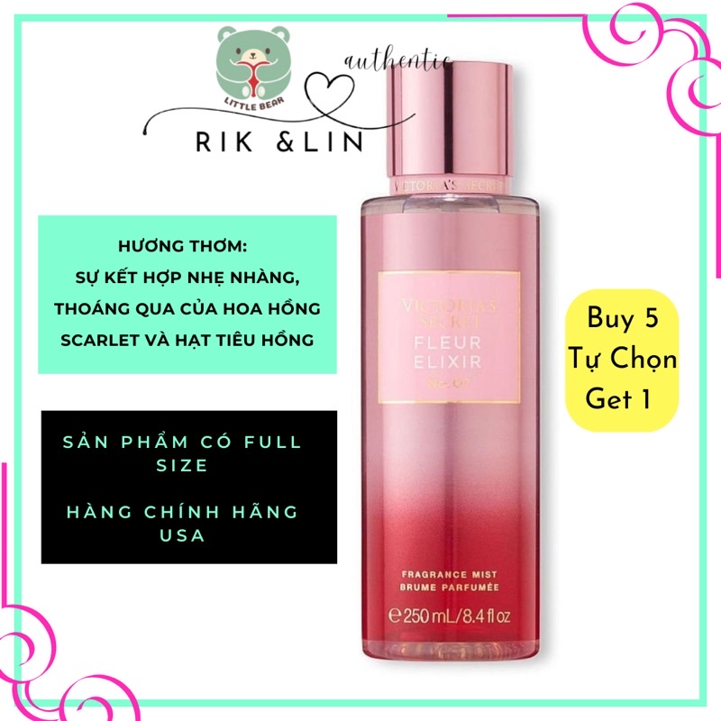 FLEUR ELIXIR No.07 - Xịt Thơm Toàn Thân Body Mist Victoria’s Secret Usa ...