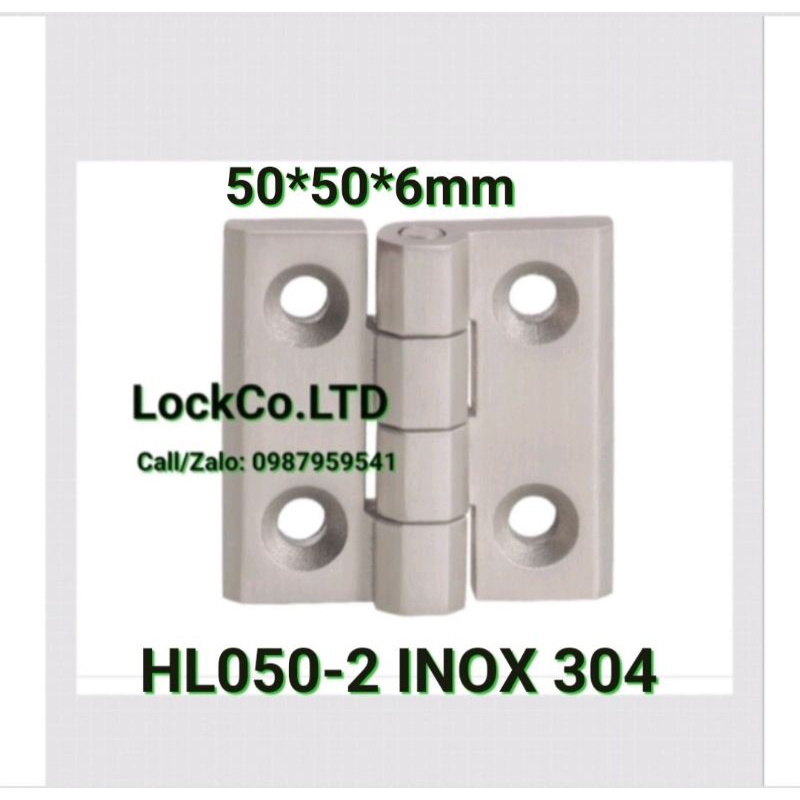 Bản lề HL050-2 INOX 304 chống gỉ- Bản lề Inox 304 cao cấp/ Bản lề tủ ...